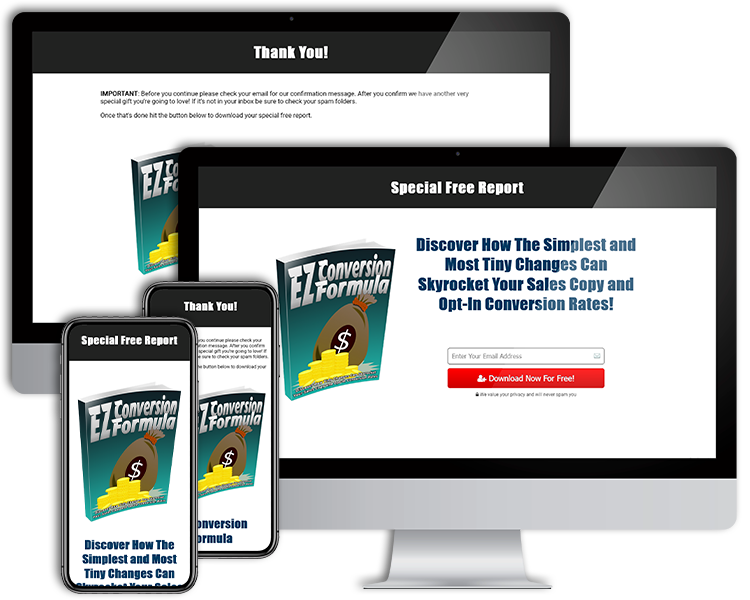 EZ Conversion Formula - PLR Lead Magnet Content Package