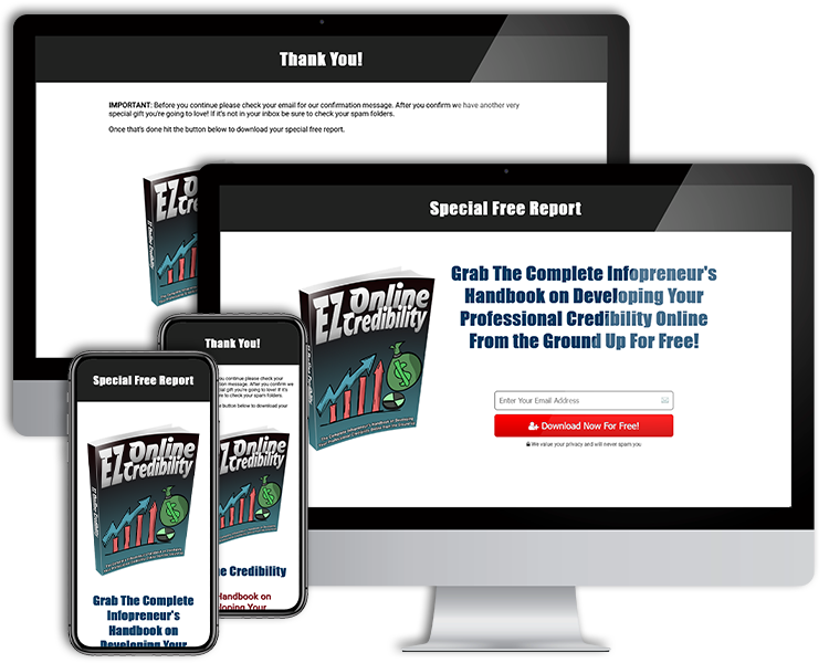 EZ Online Credibility - PLR Lead Magnet Content Package